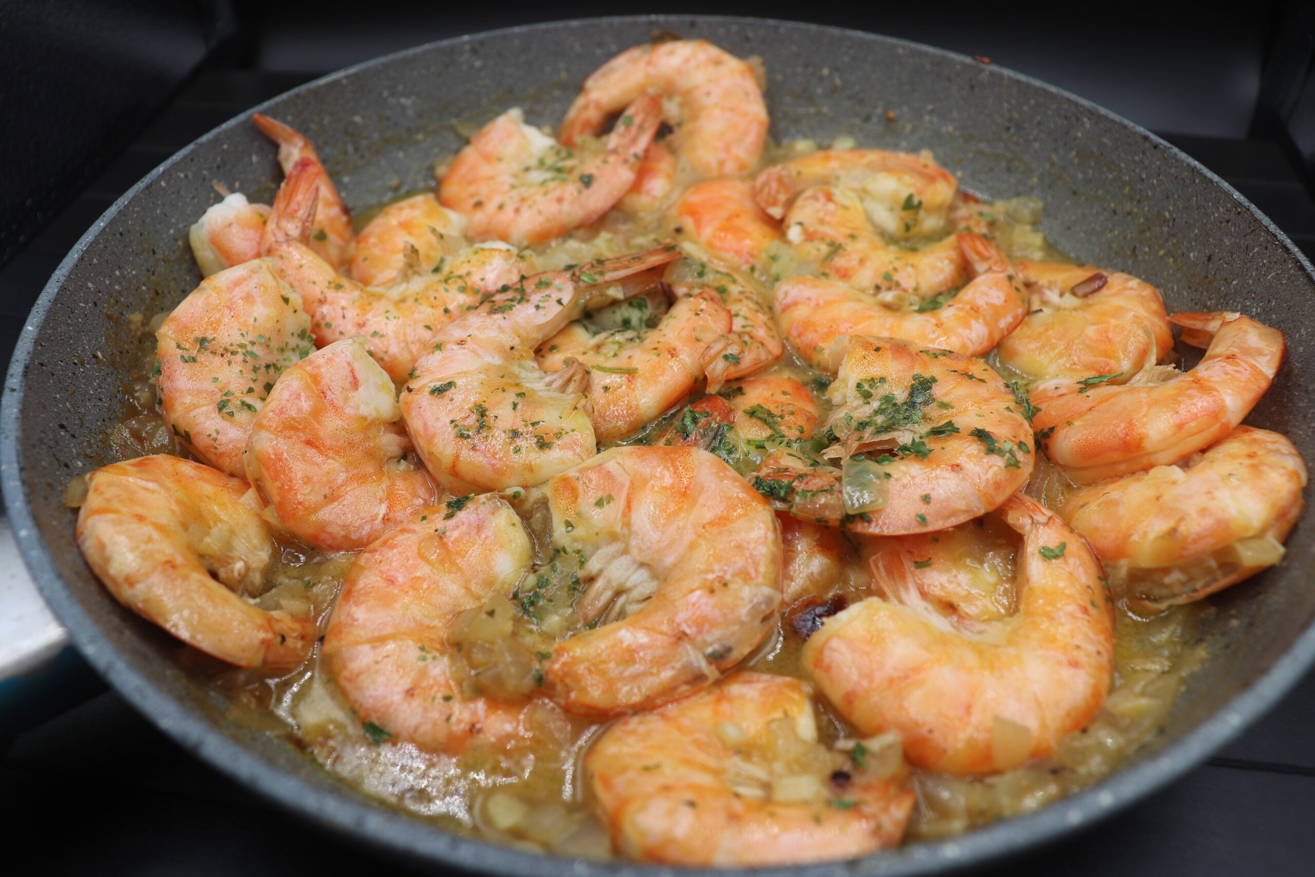 Prawns in Garlic - It's Food o'Clock