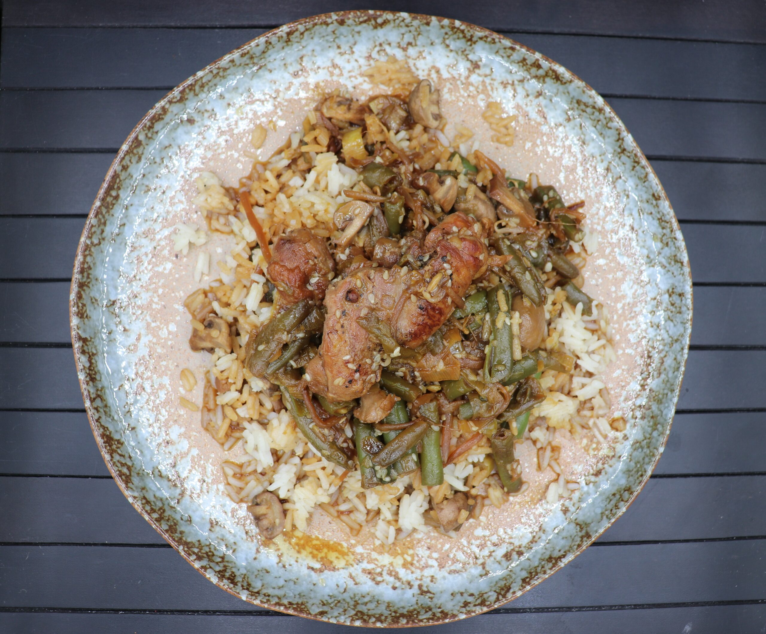 Sweet Soy Chicken with Rice - It's Food o'Clock