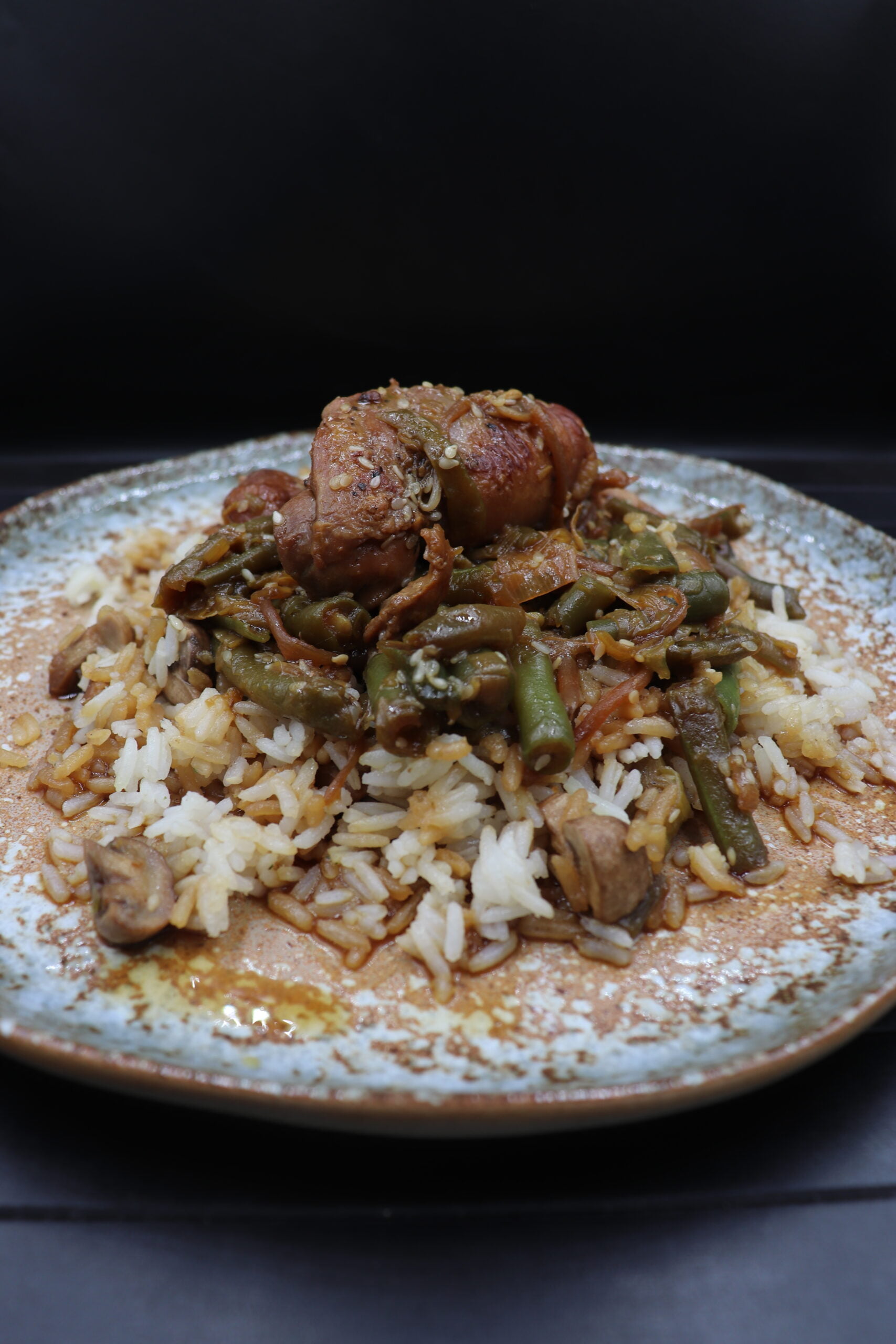 Sweet Soy Chicken with Rice - It's Food o'Clock