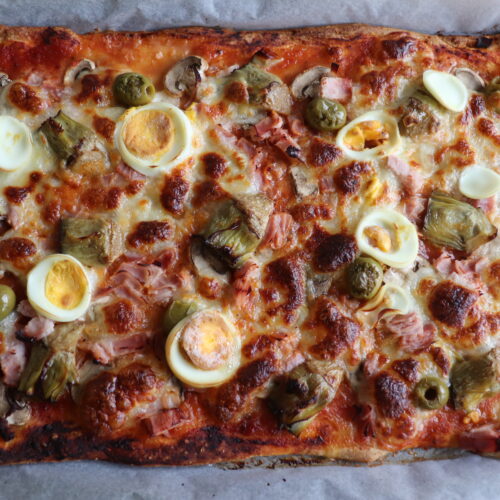 Capricciosa Pizza Recipe - It's Food o'Clock